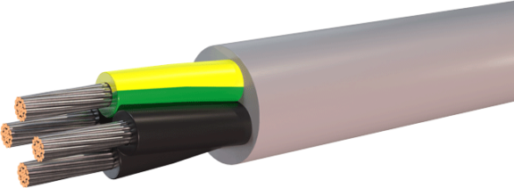 Moderate Flex Unshielded Power/Control/Tray Cable Grey Jacket - ReadyWire